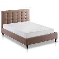 China Anti Fading Upholstered Queen Bed , Durable Queen Size Fabric Headboard for sale