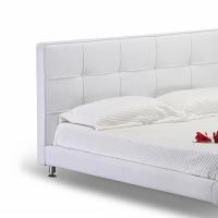 China 219x190x120cm Modern Queen Size Bed Practical With Leather Headboard for sale