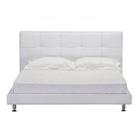 China 219x190x120cm Modern Queen Size Bed Practical With Leather Headboard for sale