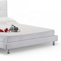 China 219x190x120cm Modern Queen Size Bed Practical With Leather Headboard for sale