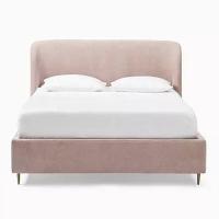 China Breathable Queen Leather Upholstered Bed Multiscene Wear Resistant for sale