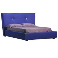 China 851 GOITALIA CARA Bule Room Sets King Size Room Set Furniture Wrap Up- holstereds Modern Bed for sale