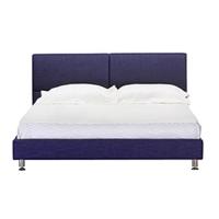 China 851 GOITALIA CARA Bule Room Sets King Size Room Set Furniture Wrap Up- holstereds Modern Bed for sale