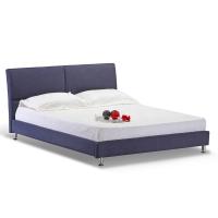 China 851 GOITALIA CARA Bule Room Sets King Size Room Set Furniture Wrap Up- holstereds Modern Bed for sale