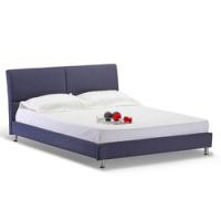 China 851 GOITALIA CARA Bule Room Sets King Size Room Set Furniture Wrap Up- holstereds Modern Bed for sale