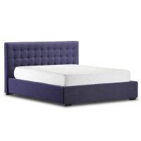 China OEM ODM Ottoman Storage Bed King Size Blue Nordic Modern Minimalist Style for sale