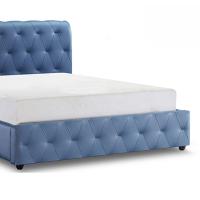 China Full Size Ottoman Storage Bed Multi Function Blue White Color for sale
