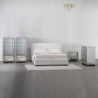 China Bedroom Soft Leather Headboards Queen Size Bed Durable Non Toxic for sale