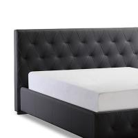 China Bedroom Soft Leather Headboards Queen Size Bed Durable Non Toxic for sale