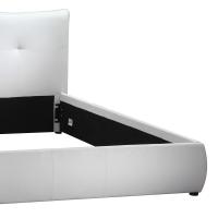 China Velvet Frame Modern Queen Size Bed Multifunctional For Hotel for sale