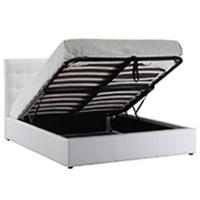 China Fabric Small Ottoman Double Size Bed Stain Resistant Multiscene for sale