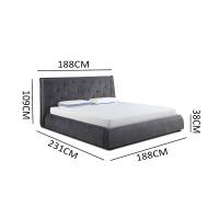 China Multifunctional Modern Queen Size Bed With Storage Antiwear Multicolor for sale