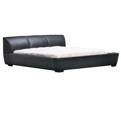 China Multiscene Modern Queen Size Bed Leather Platform Anti Abrasion Practical for sale