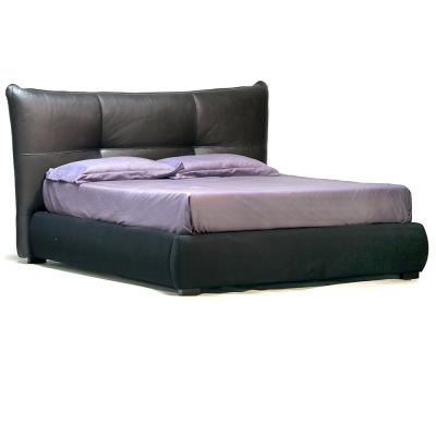 China Leather Headboard Ottoman Storage Bed Queen Size Stain Resistant for sale