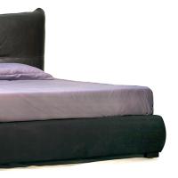 China Leather Headboard Ottoman Storage Bed Queen Size Stain Resistant for sale