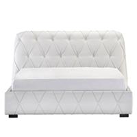 China OEM Nontoxic Ottoman Storage Bed Timber Sleigh Design With Steel Frame for sale