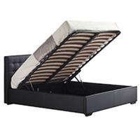 China Comfortable Ottoman Storage Bed Multipurpose Queen Size For Apartment for sale