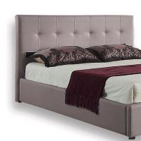 China King Upholstered Double Back Design Ripple Size Modern Frames Bed for sale