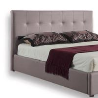China King Upholstered Double Back Design Ripple Size Modern Frames Bed for sale