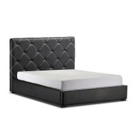 China Leather Folding Queen Frame And Mattress Set Morden Wall Mounted Low Bed for sale