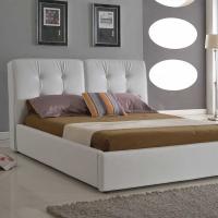 China Antiwear White Modern Queen Size Bed Multipurpose 231x180x119.5CM for sale