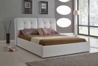 China Antiwear White Modern Queen Size Bed Multipurpose 231x180x119.5CM for sale