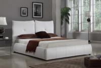 China Clear Acrylic Frame House King Size Sets Modern Hotel Sheets Leather Bed for sale