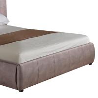 China Clear Acrylic Frame House King Size Sets Modern Hotel Sheets Leather Bed for sale