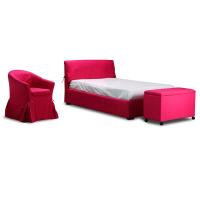 China Luxury Modern Fabric Platform Non Tufted Guest Queen Size Dimensions Sets Bed for sale