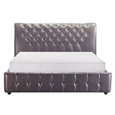 China Double S With Desk And Drawers Upholstered Frame High Headboard Bed for sale