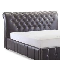 China Double S With Desk And Drawers Upholstered Frame High Headboard Bed for sale
