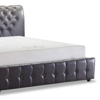 China Double S With Desk And Drawers Upholstered Frame High Headboard Bed for sale