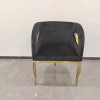 China Y640 MODERN VELVET LUXURY METAL RESTAURANT WHOLESALE FABRIC DESIGNER DINING CHAIR FOR DINING TABLE for sale
