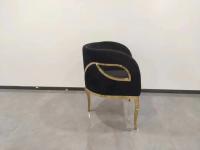 China Y640 MODERN VELVET LUXURY METAL RESTAURANT WHOLESALE FABRIC DESIGNER DINING CHAIR FOR DINING TABLE for sale