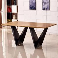 China High-quality Modern Metal Frame Living room Furniture  Solid Wood  Design  Dining Table sets for sale
