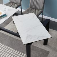 China Modern  Living room Extendable Metal Frame Furniture  Fashion Space saving Dinning Table Sets for sale