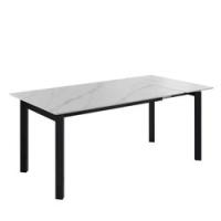 China Modern  Living room Extendable Metal Frame Furniture  Fashion Space saving Dinning Table Sets for sale