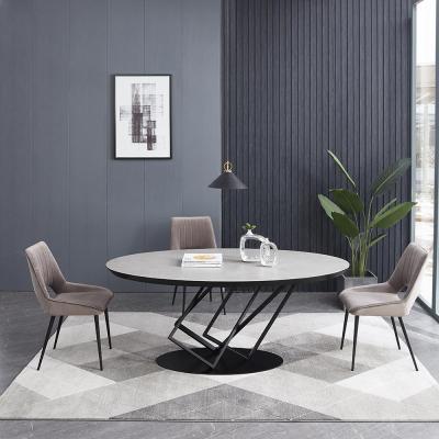 China Modern  Custom-made  Luxury Living room Furniture Marble  Round Design Dinning Table for sale
