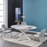 China Modern Mable Top  Living room Round Shape  Furniture Dinning Table Set for sale