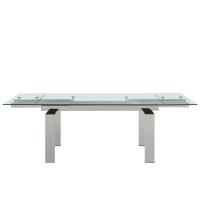 China Fashion  Living room Furniture  Western Style  Tempered Glass Dinning Table Sets for sale