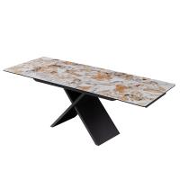 China Modern Design  Expandable Fashion Living room Marble Top  Luxury Dinning Table Sets for sale