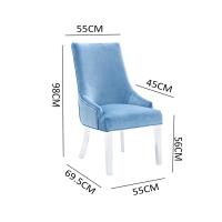 China New Design Professional Multi process production Durable Luxurianism Dining Chair for sale