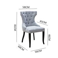 China Durable Workshop Upholstered Dining Chair Multi Function Antiwear for sale