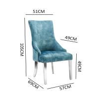 China Breathable Tufted Side Chair Multicolor High Performance For Dining for sale
