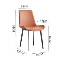 China Antiwear Dining Room Side Chair , Lightweight Stackable Upholstered Dining Chairs for sale