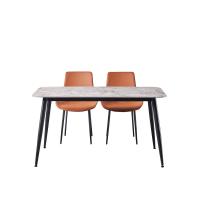 China Antiwear Dining Room Side Chair , Lightweight Stackable Upholstered Dining Chairs for sale