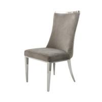 China Kitchen Fabric Upholstered Dining Chair Abrasion Resistant Durable for sale