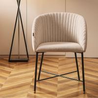 China Modern Netherlands Style Nordic Design Living room Furniture Luxury Fabric  Dinning Chair for sale