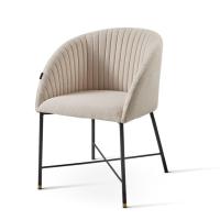 China Modern Netherlands Style Nordic Design Living room Furniture Luxury Fabric  Dinning Chair for sale