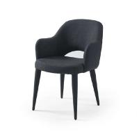 China Multifunctional Upholstered Dining Chair Fabric Nontoxic For Living Room for sale